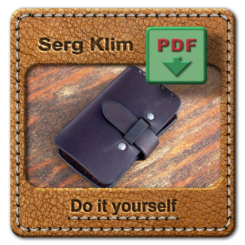 Leather keychain template #10 - Elevate Your Everyday Carry - Pdf Down – Leather Serg Klim