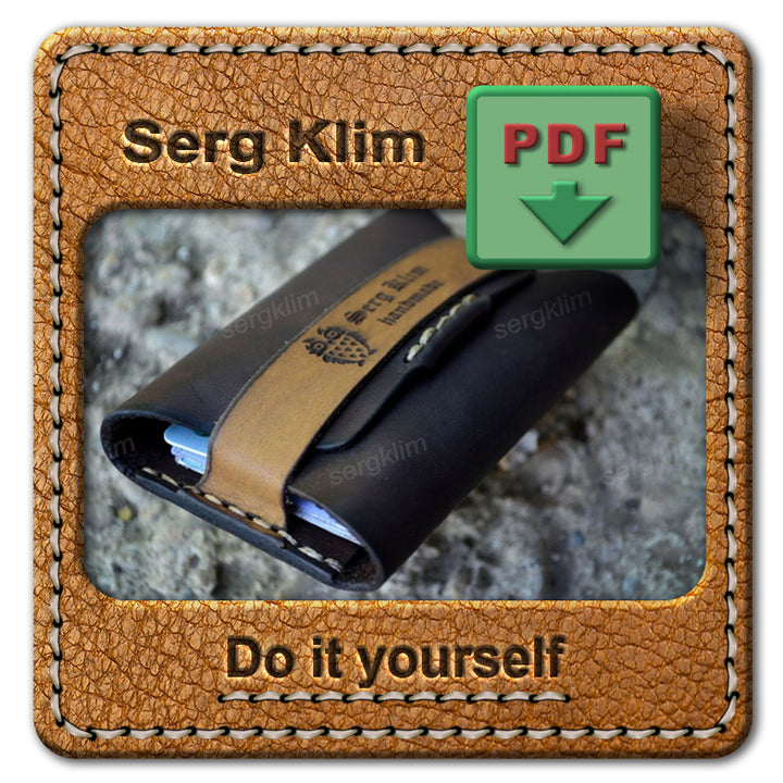 Leathercraft workshop offering downloadable PDF template designs – Leather Serg Klim